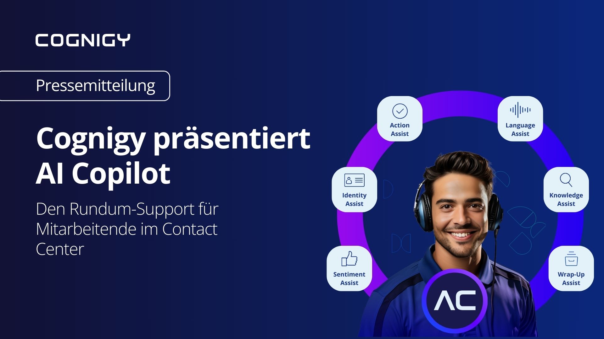 Cognigy präsentiert AI Copilot: Den Rundum-Support für Mitarbeitende im Contact Center